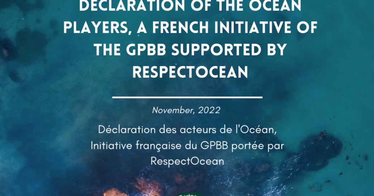 Energy Observer Foundation : co-signataire d'une déclaration pour ...